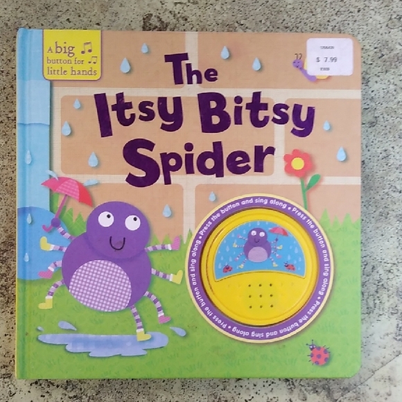 Toys | Itsy Bitsy Spider Musical Board Book Daycare Preschool Nursery ...